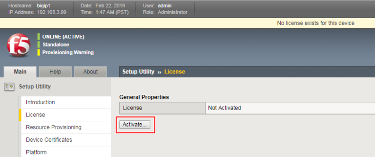 F5 BIG-IP LTM Initial Configuration - Step by Step guide