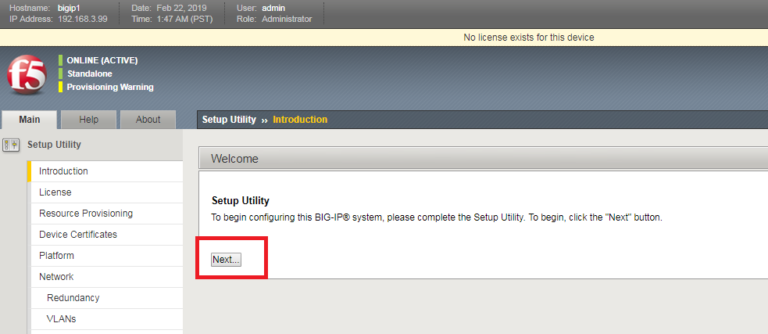F5 BIG-IP LTM Initial Configuration - Step by Step guide