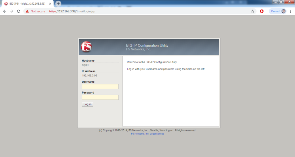 F5 BIG-IP LTM Initial Configuration - Step by Step guide