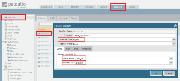 Palo Alto Zone Based Firewall Configuration LAB - LetsConfig