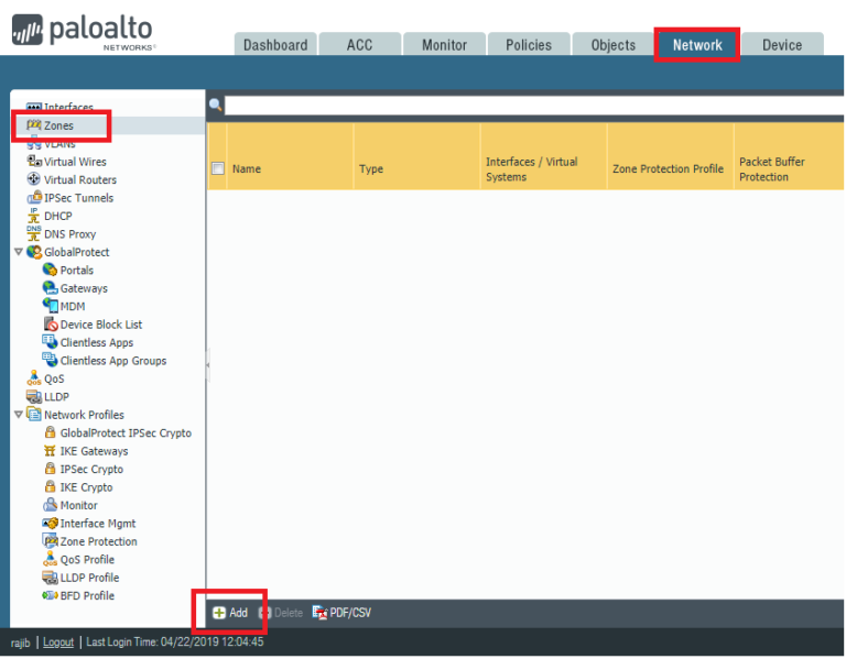Palo Alto Zone Based Firewall Configuration LAB - LetsConfig
