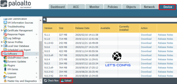 Upgrade PAN-OS on a Standalone Palo Alto Firewall