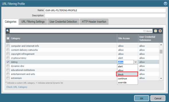 How to Configure URL Filtering on Palo Alto Firewall