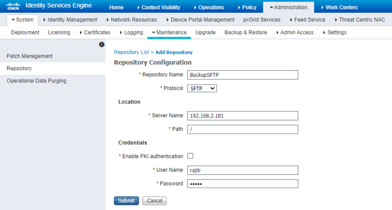 How to backup Cisco ISE 2.7 - Step-by-step - LetsConfig